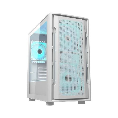 NNET | Gabinete Gamer Cougar Uniface Mini RGB Blanco